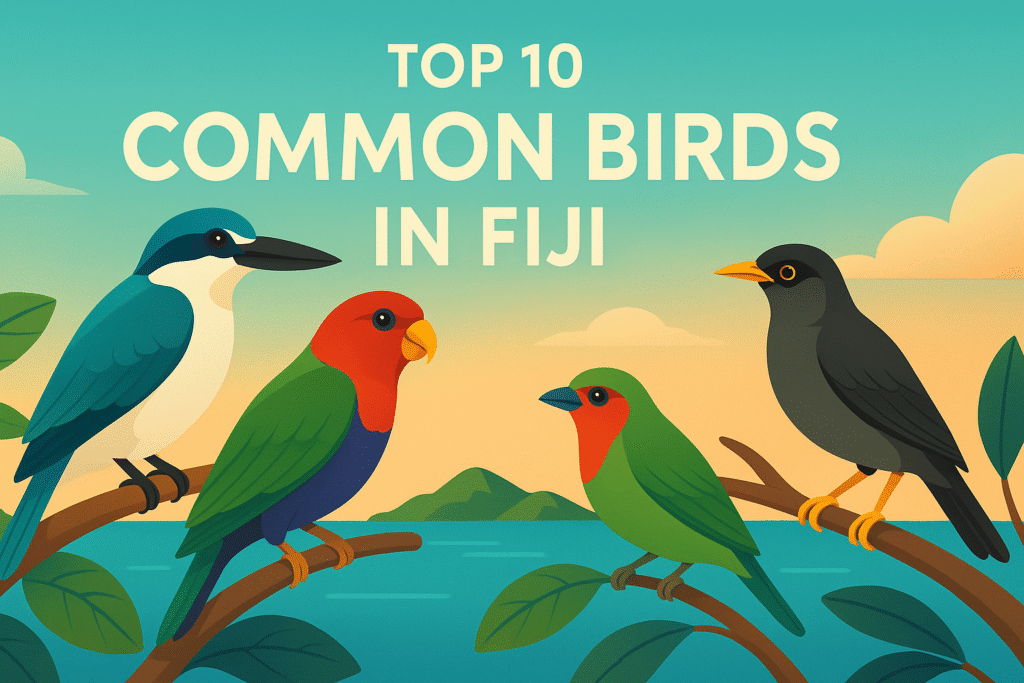 Top 10 Common Birds in Fiji